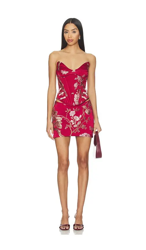 SAU LEE Nico Strapless Top