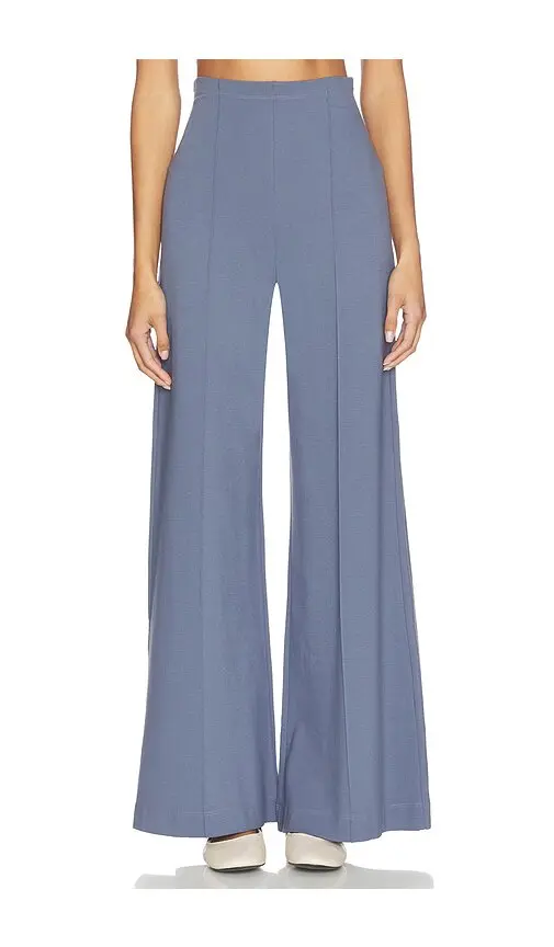 RIPLEY RADER Ponte Knit Wide Leg Pant - Blue