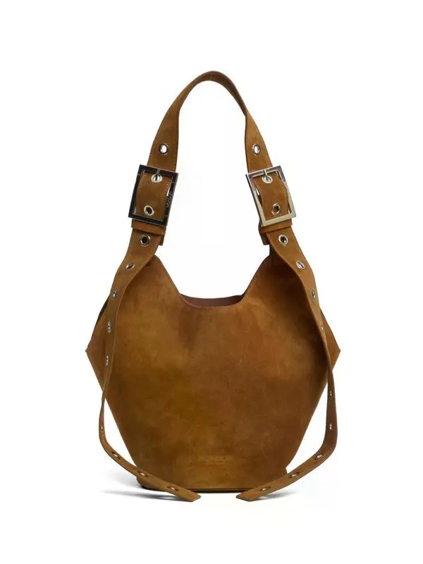 DONDUP Adjustable Strap Leather Bucket Bag