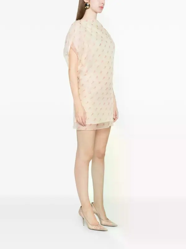 Khaite Short-sleeve Silk Dress
