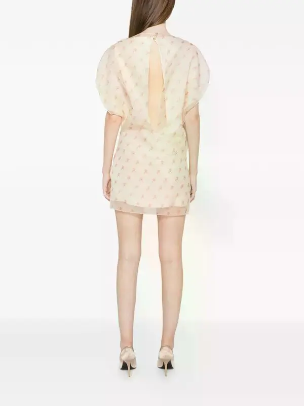 Khaite Short-sleeve Silk Dress