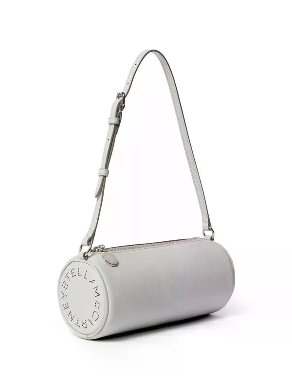 Stella McCartney Logo Detail Cylinder Bag - Grey