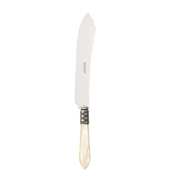 BUGATTI Optical Stainless Steel Cake Server And Knife Set