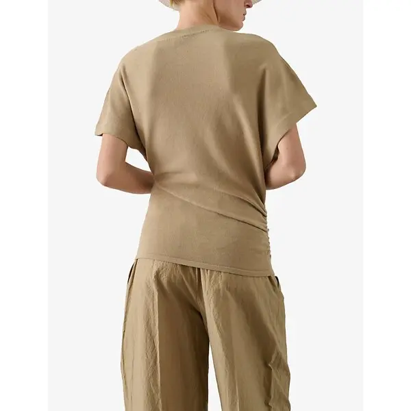 Soeur Watson Wide-leg High-rise Cotton Trousers