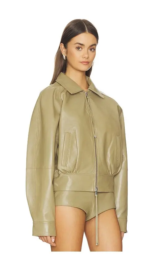 Retrofete Mariel Leather Jacket - Tan