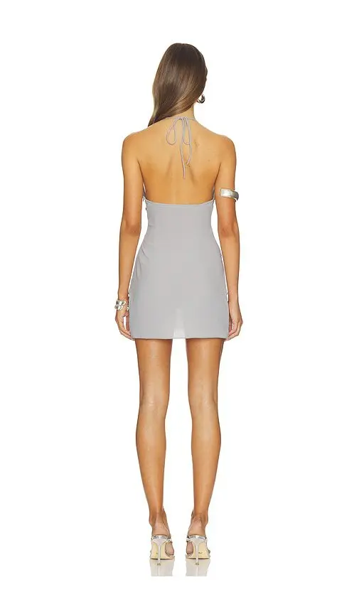 Superdown Embellished Halterneck Mini Dress