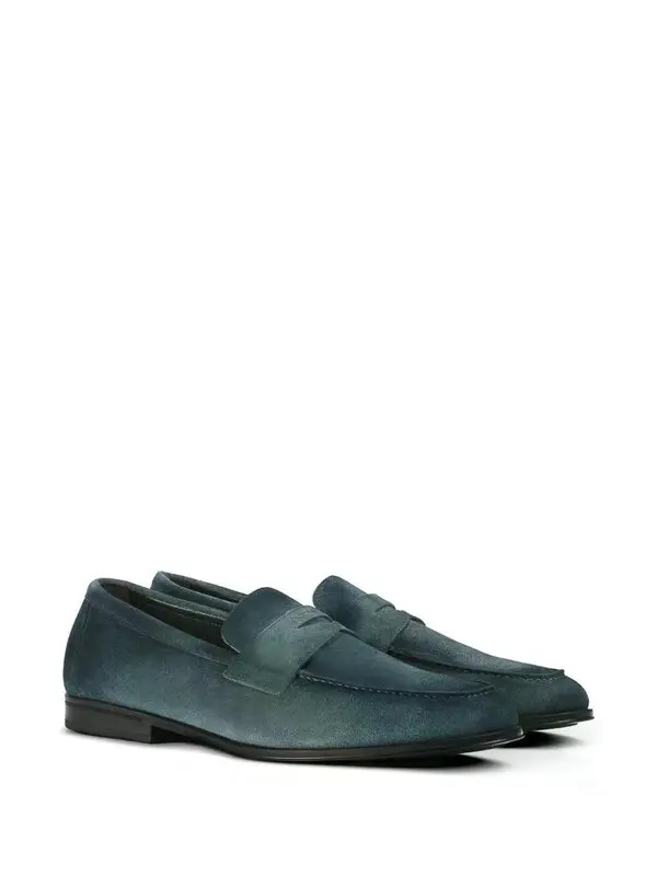 DOUCAL'S Horizon Suede Loafers - Blue