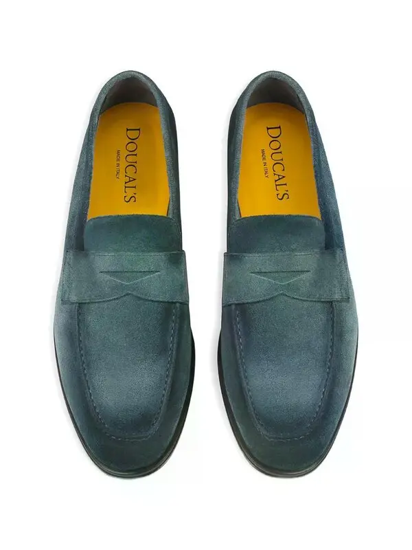 DOUCAL'S Horizon Suede Loafers - Blue