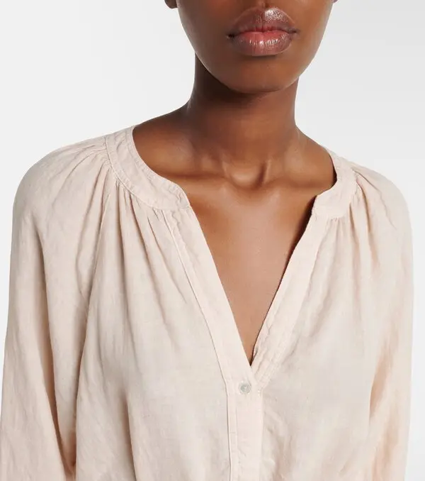 Velvet By Graham & Spencer Dakota Linen Maxi Dress