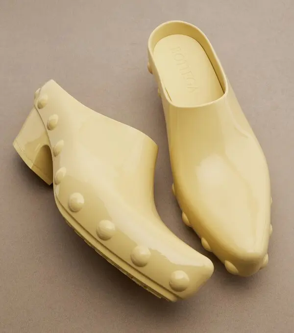 Bottega Veneta Gondola Mules - Yellow