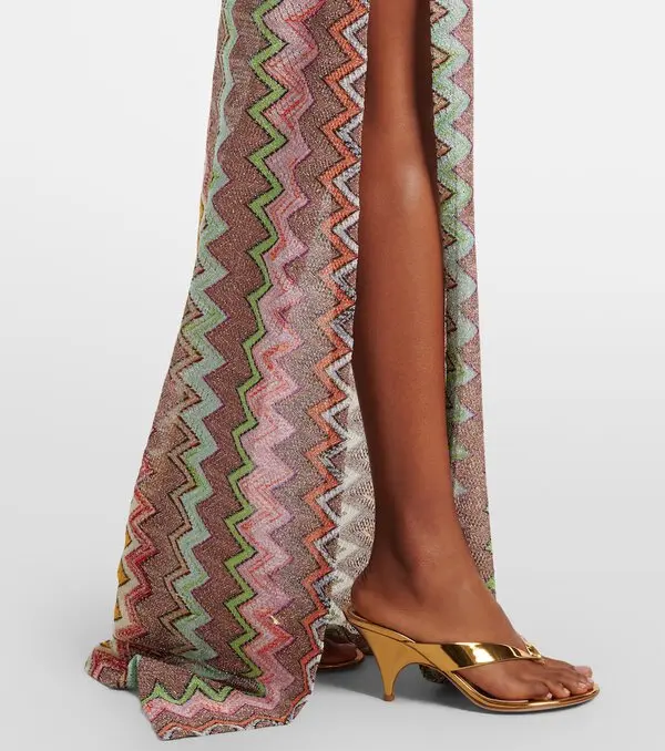 Missoni Zigzag Lame Wrap Skirt