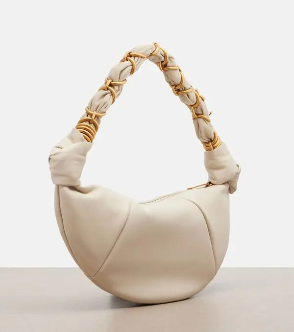Saint Laurent Amalia Mini Leather Top-handle Bag