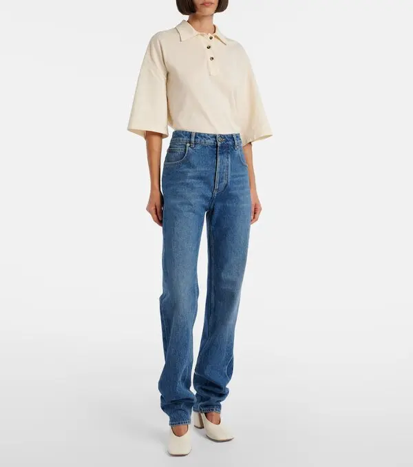 Bottega Veneta High-rise Straight Leg Jeans