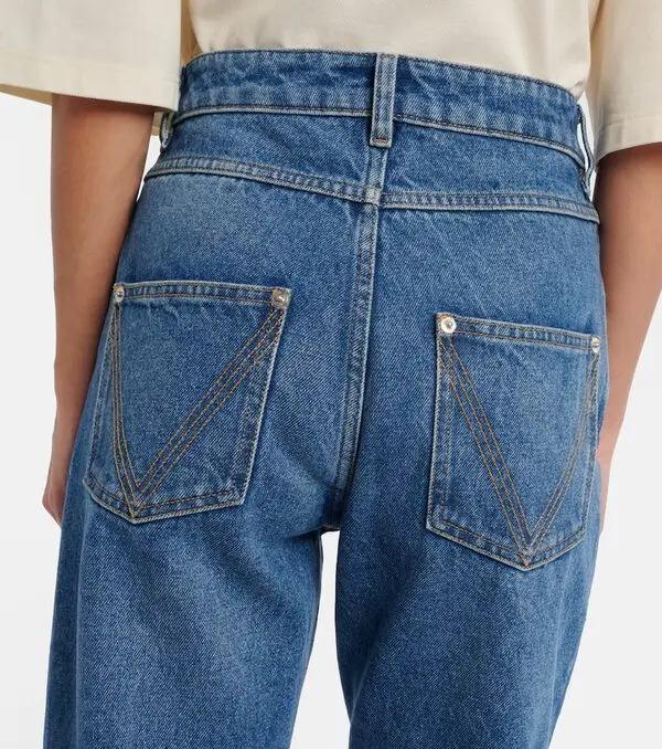 Bottega Veneta High-rise Straight Leg Jeans
