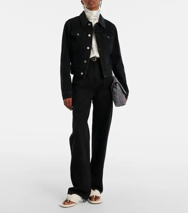 Bottega Veneta High-rise Wide-leg Jeans
