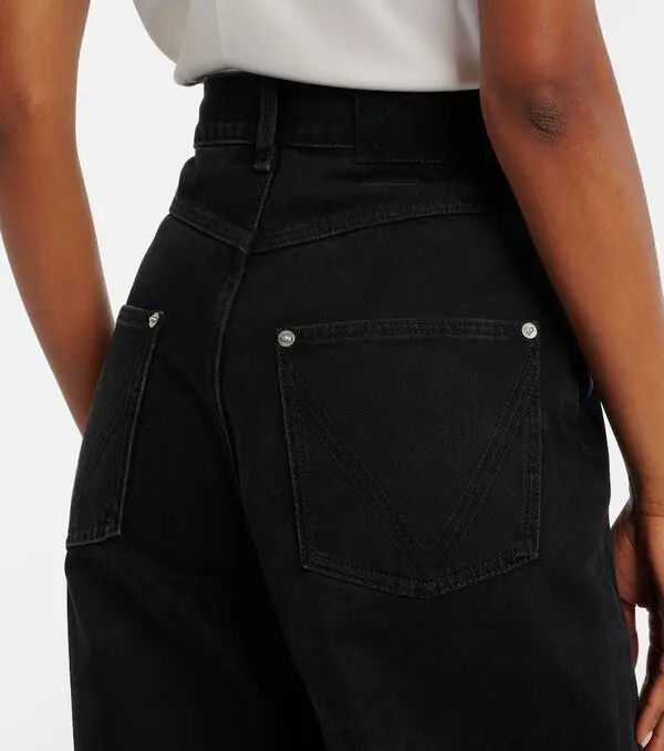 Bottega Veneta High-rise Wide-leg Jeans