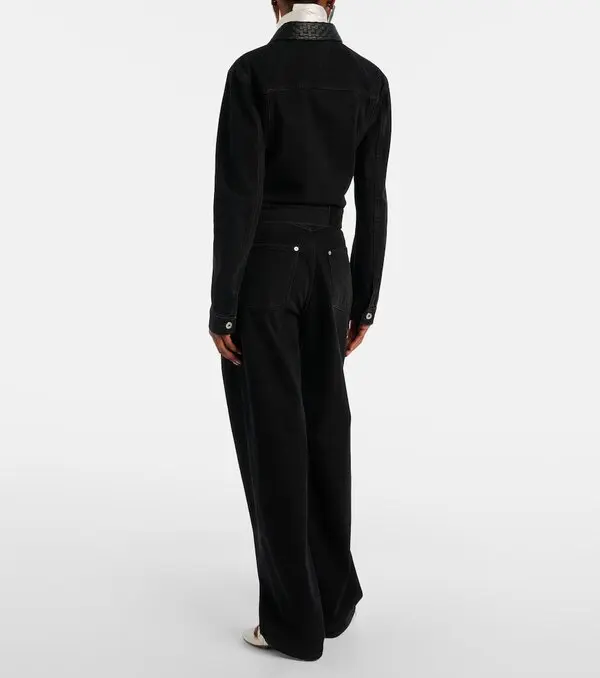 Bottega Veneta High-rise Wide-leg Jeans