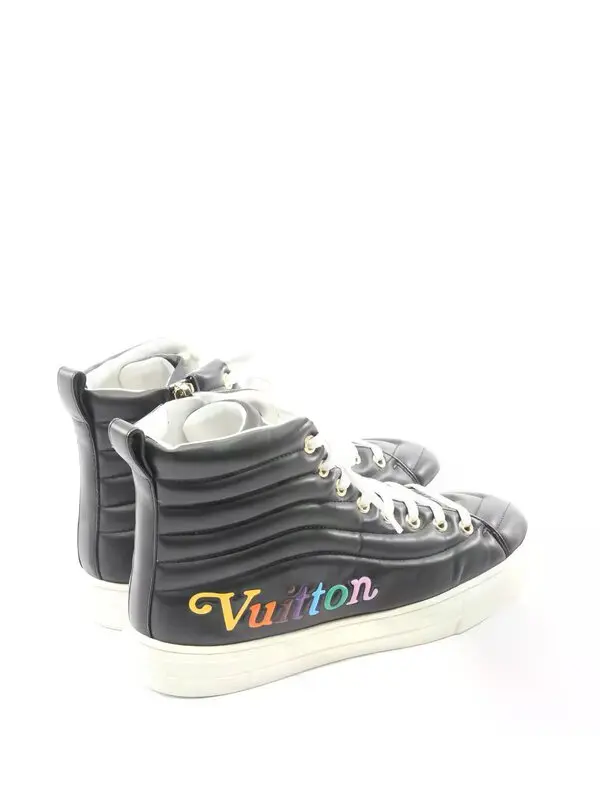 LOUIS VUITTON High-top Leather Sneakers
