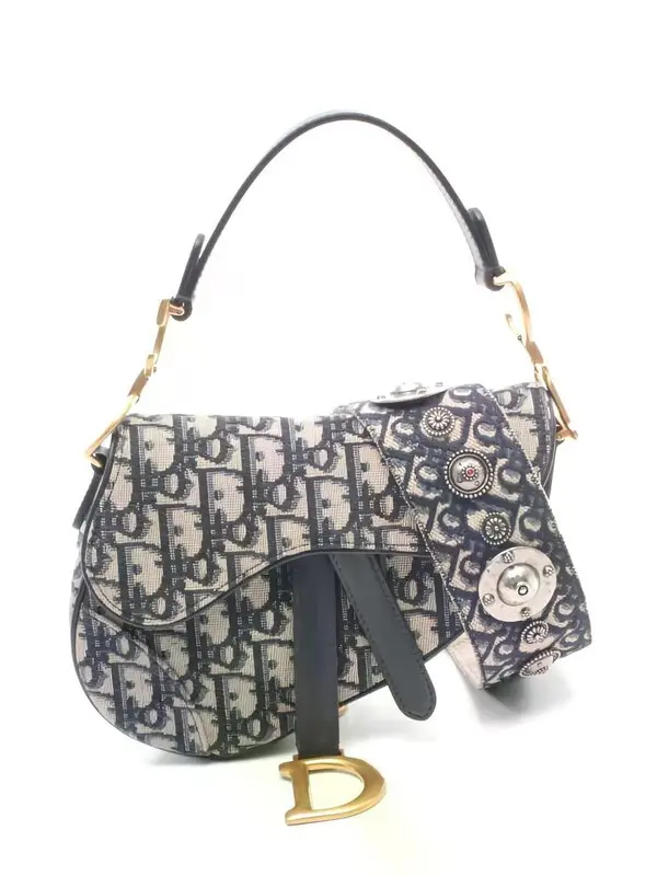 Dior Oblique Jacquard Tote Bag - Neutrals