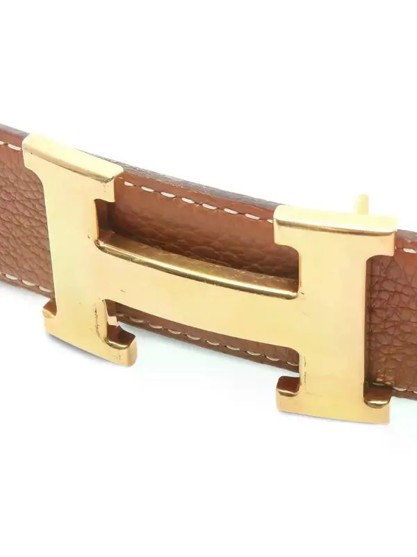 Hermès Reversible Buckle Belt - Neutrals