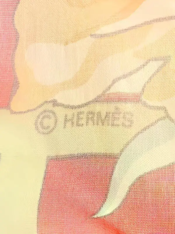Hermès 2010s Roseraie Scarf