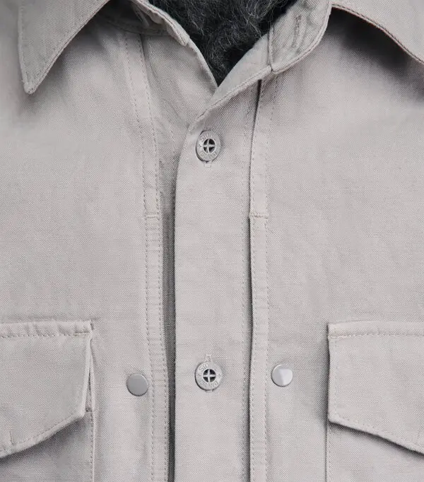 Stone Island Canvas Ghost Overshirt - Grey