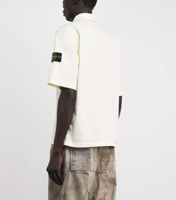 Stone Island Stretch-cotton Twill Shirt