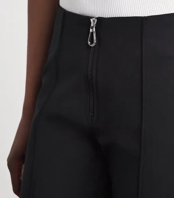 Sandro Zip-up Flared Trousers