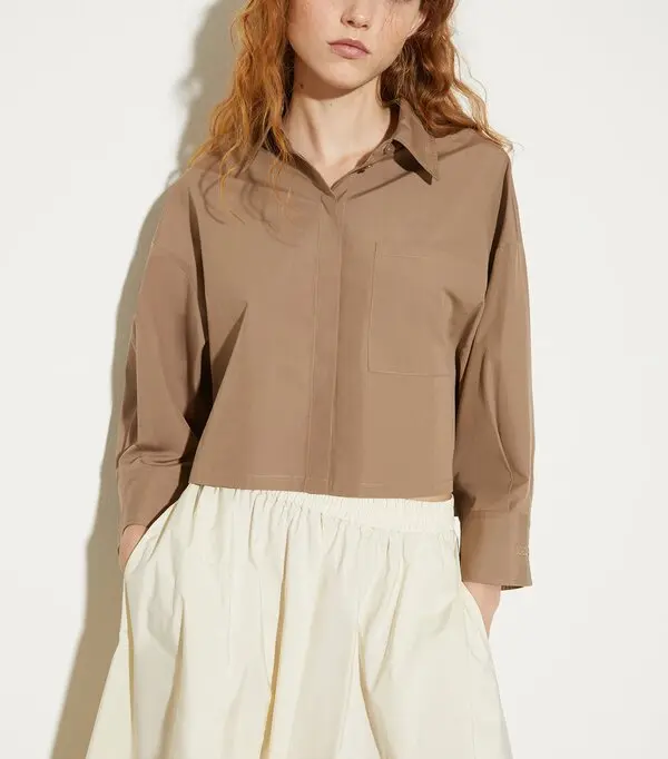 Max & Co. Cotton Cropped Shirt