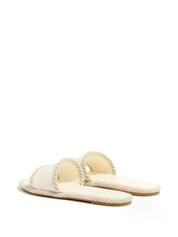 Valentino Garavani Nappa Leather Vlogo Torchon Slide Sandals