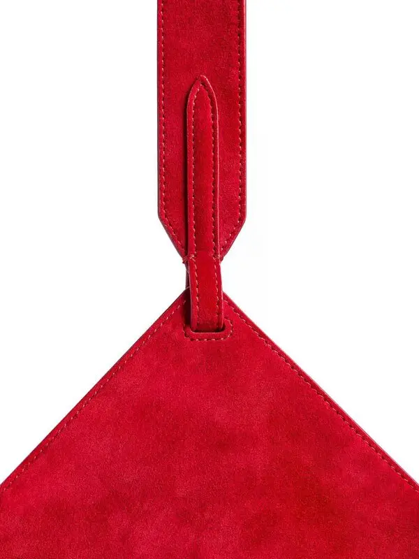 Khaite Mini Lotus Tote In Suede