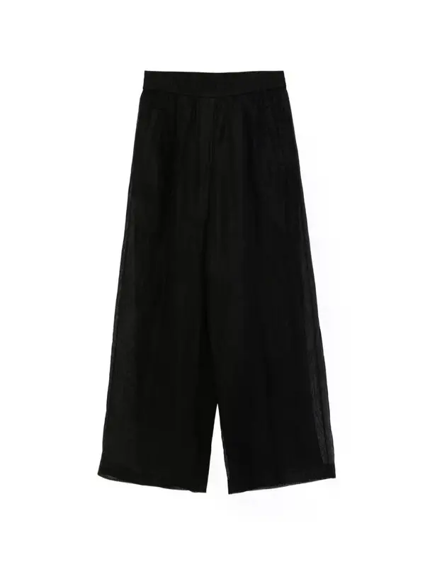 Brunello Cucinelli Wide Leg Palazzo Pants - Black