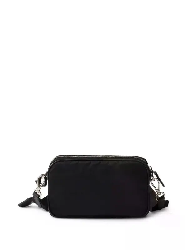 Prada Re-nylon Satchel Shoulder Bag With Saffiano Leather Trim - Black