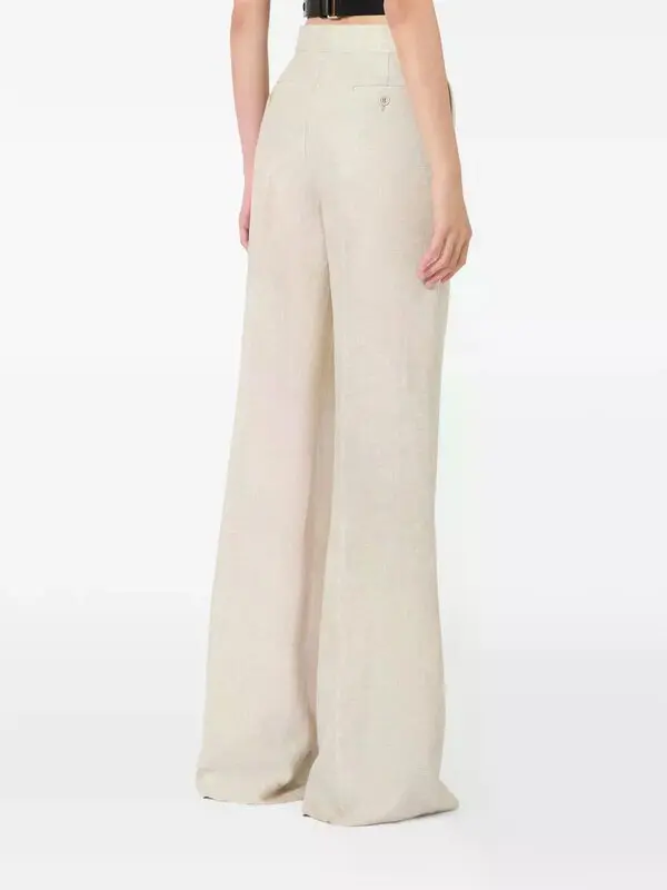 Max Mara Tailored Wide-leg Linen Trousers