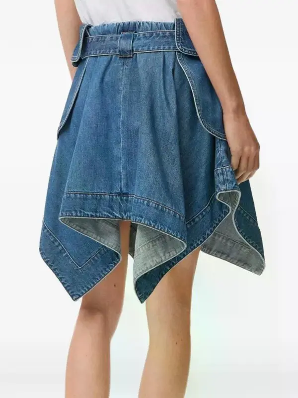 Loewe Belted Cargo Mini Skirt - Blue