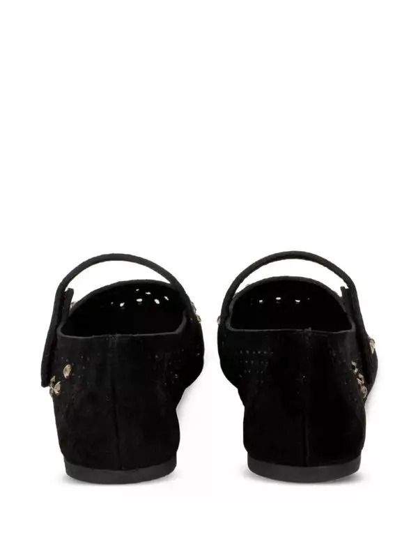 PEDRO GARCIA Embellished Perforated Flats