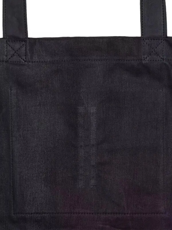 Rick Owens Rectangular Tote Bag With Text Print