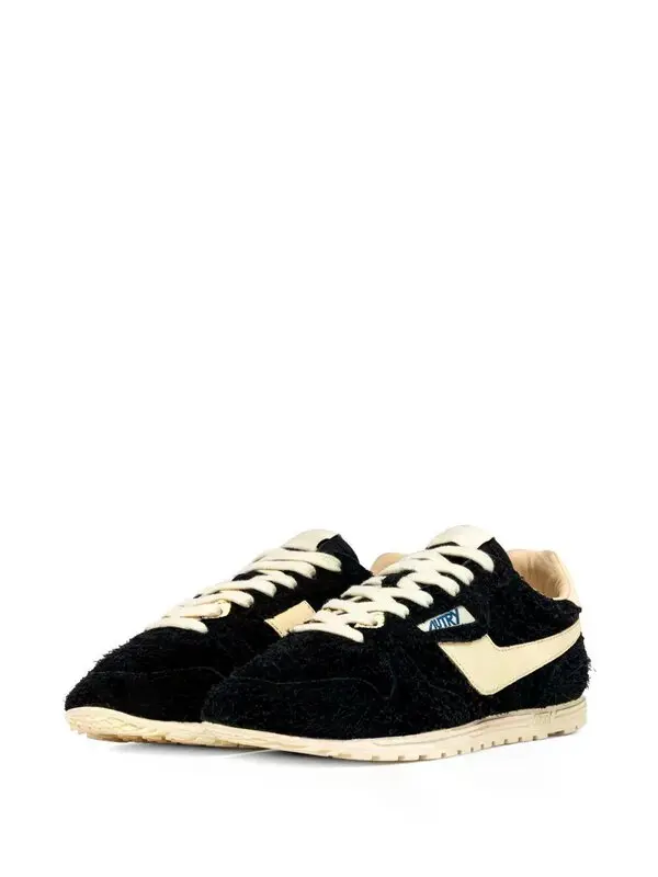 AUTRY Windspin Low Suede Sneakers - Black