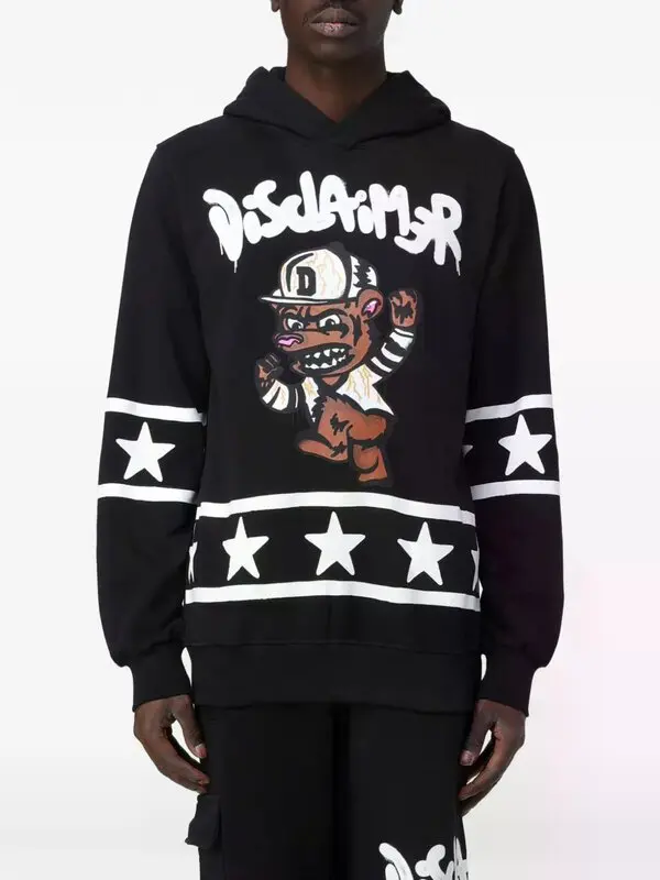DISCLAIMER Hooded Graphic Sweatshirt