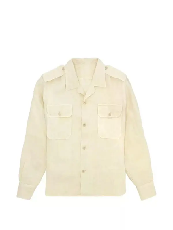 FORTELA Flap-pocket Shirt - Neutrals