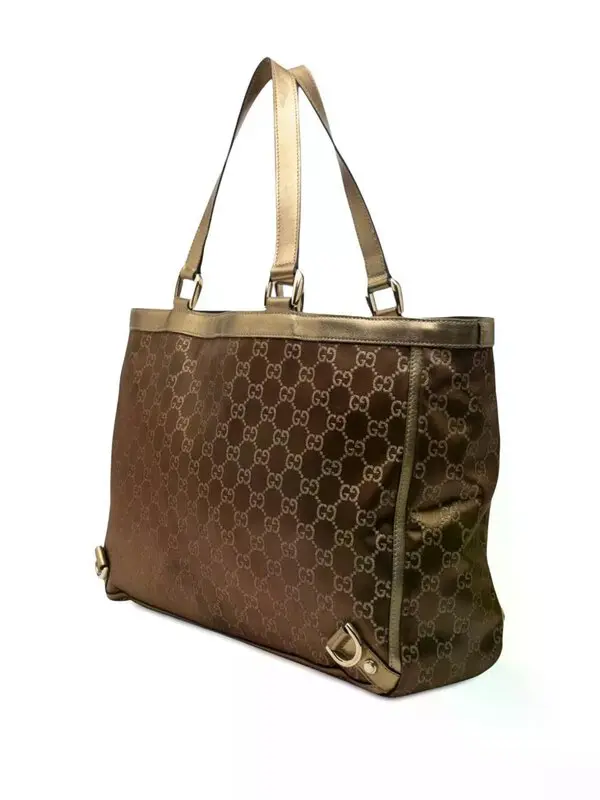 Gucci Gg Satin Abbey D-ring Tote Bag