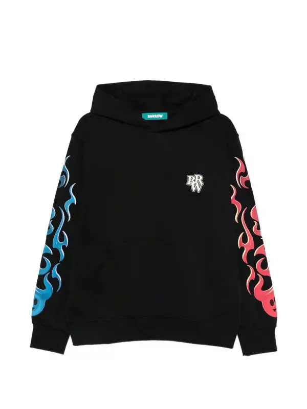 BARROW Flame Graphic Hoodie