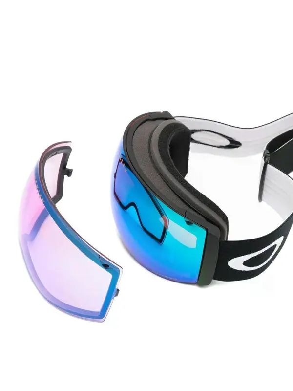 Oakley Flight Deck Pro L Ski Goggles With Interchangeable Lens - Blue