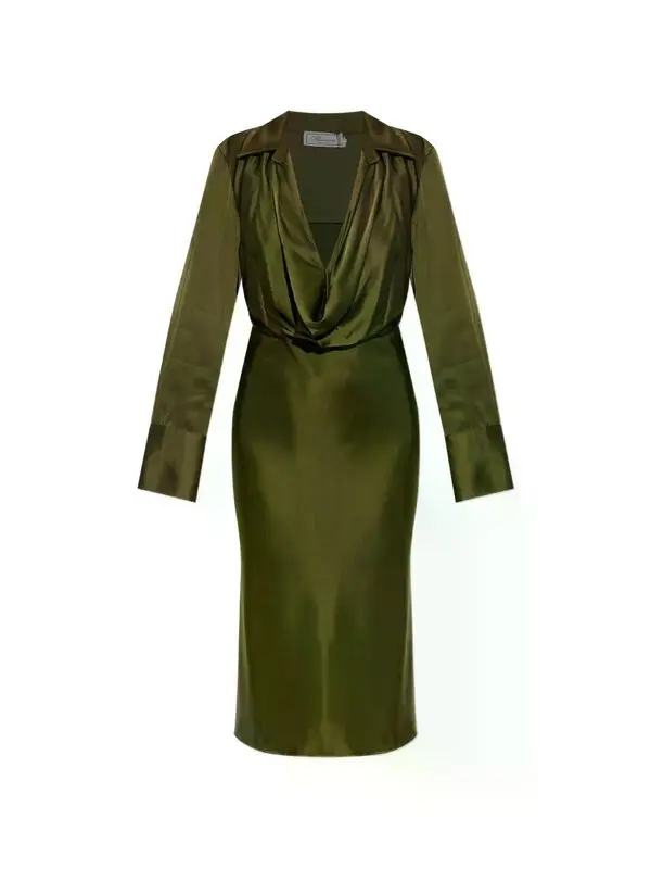 Blumarine Satin Dress - Green