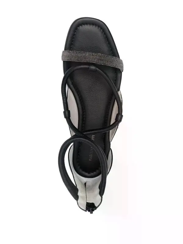 Fabiana Filippi 10mm Open-toe Leather Sandals