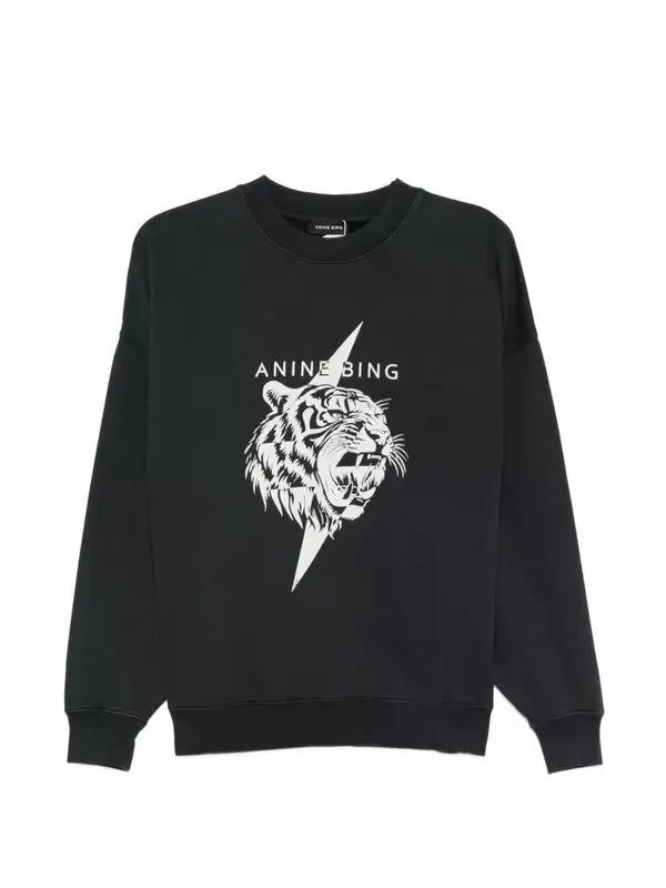 ANINE BING Miles Tiger Graphic Sweatshirt