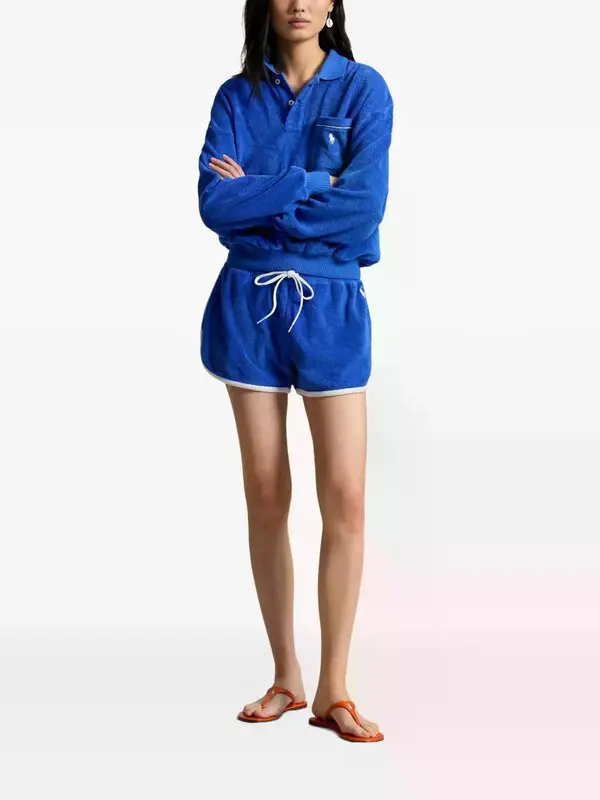 Polo Ralph Lauren Drawstring Waist Track Shorts - Blue