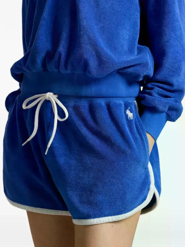 Polo Ralph Lauren Drawstring Waist Track Shorts - Blue