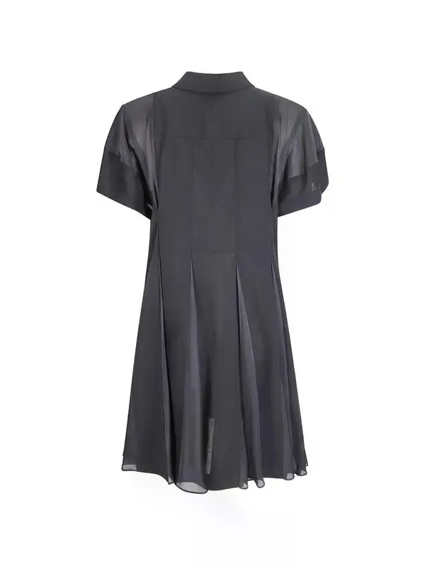Sacai Pocket Suiting Wool Mini Dress