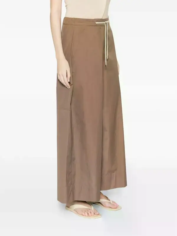 Max Mara Drawstring Palazzo Pants